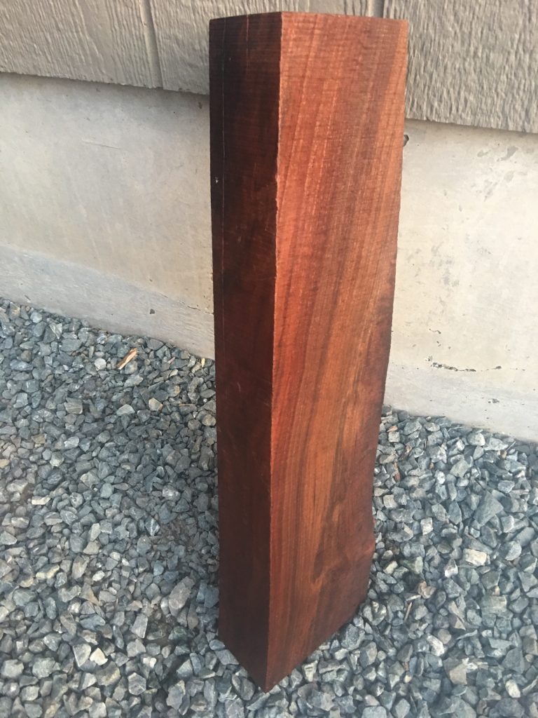 Walnut Turning Block 21 1/4" x 6 1/4" x 3" - Frison-Logue Hardwoods