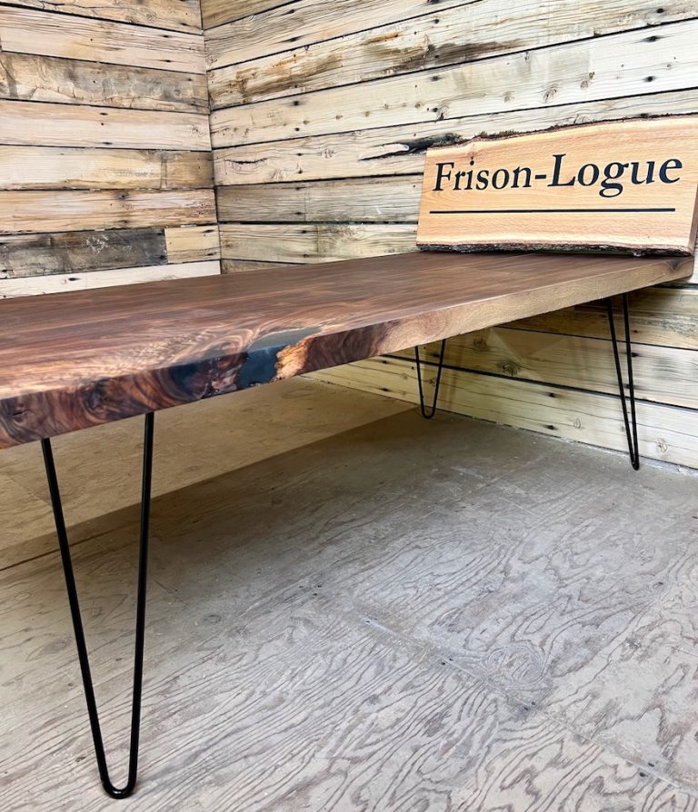 Custom Live Edge Walnut Tables - Frison-Logue Hardwoods
