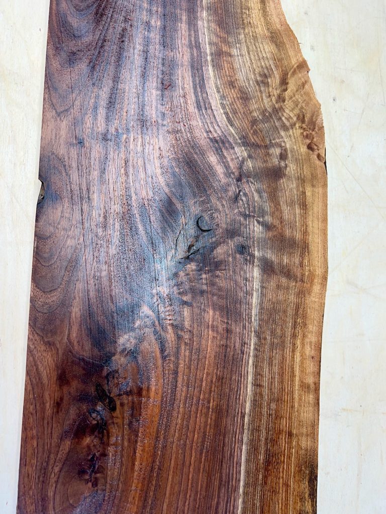 Walnut Wood Slab | Live Edge | Kiln Dried - Frison-Logue Hardwoods