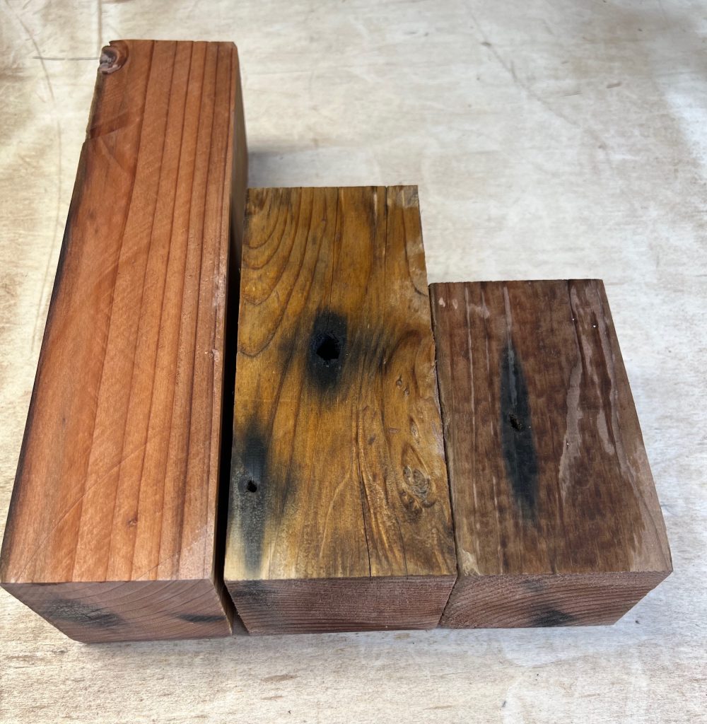Reclaimed Redwood Lumber | Package of 3 | Distressed Wood | Rustic ...