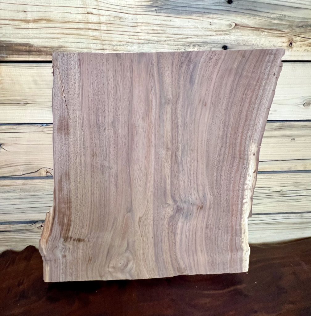 Walnut Wood Slab 21” x 20 1/2” x 1 1/4” - Frison-Logue Hardwoods