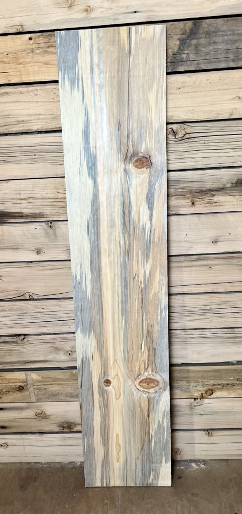 Blue Stain Pine Lumber 61” x 12 3/4” x 7/8” - Frison-Logue Hardwoods